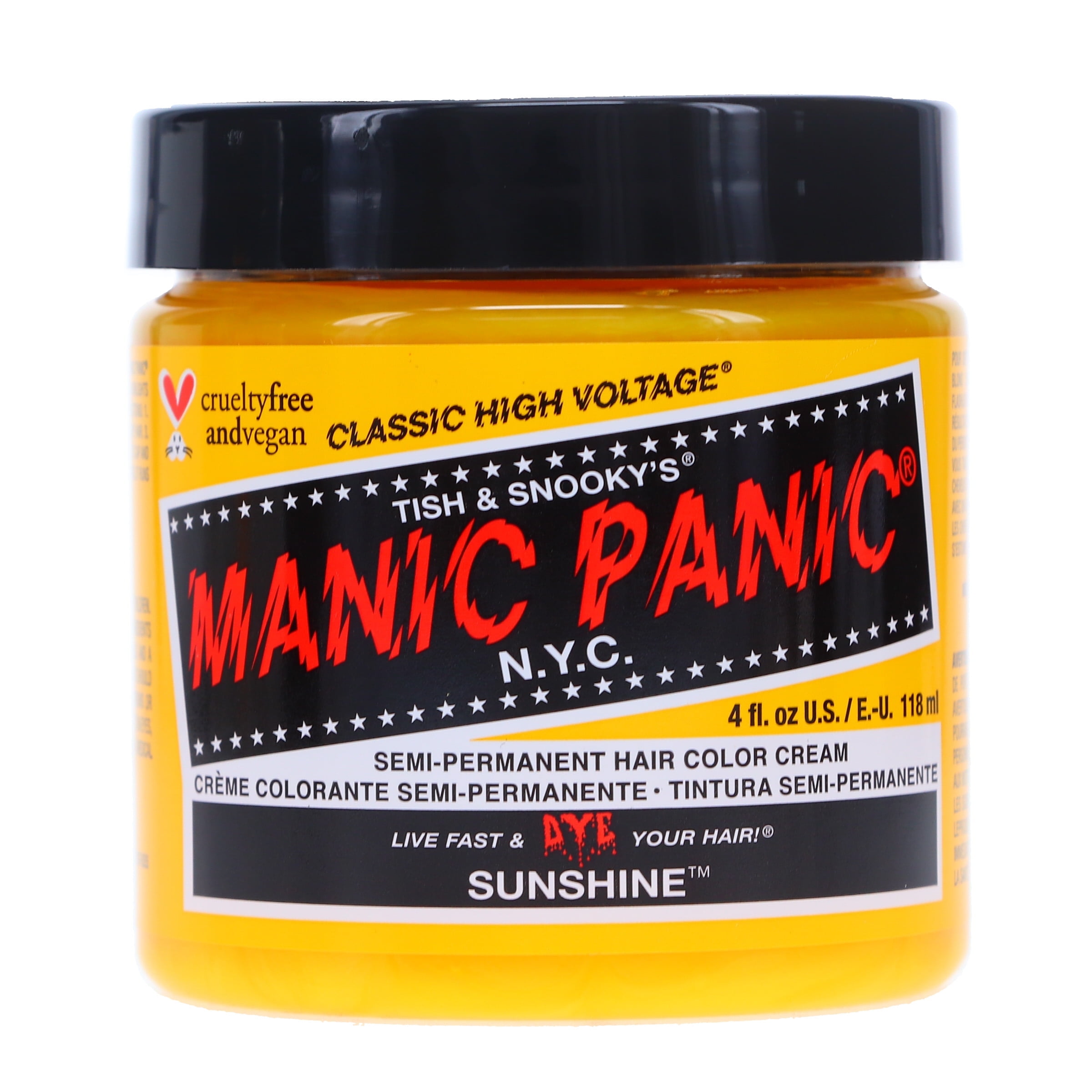 Manic Panic Classic Sunshine Semi Permanent Hair Color, Warm Sunflower ...