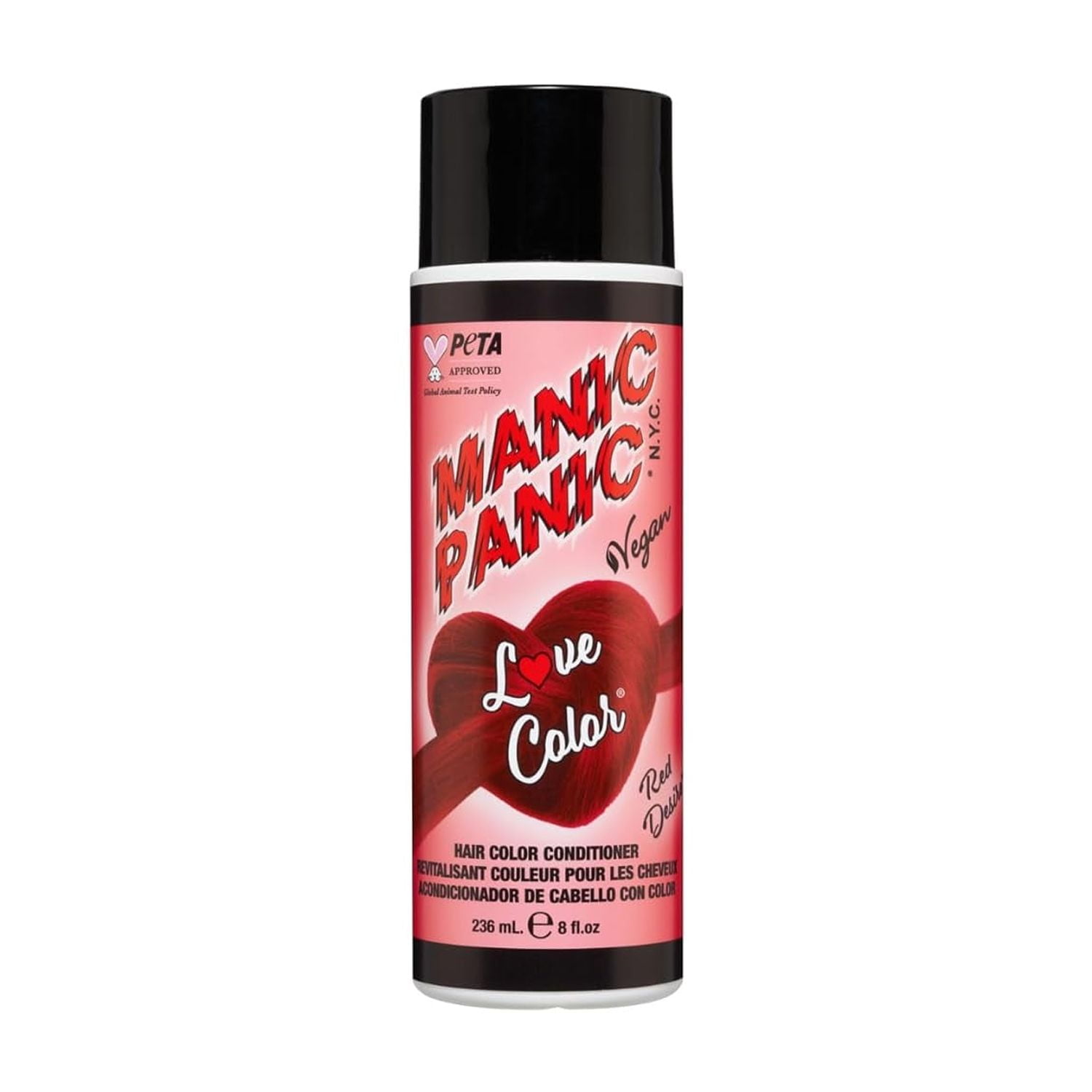 MANIC PANIC LOVE COLORS™ RED DESIRE Warm Vibrant Red Color Depositing ...