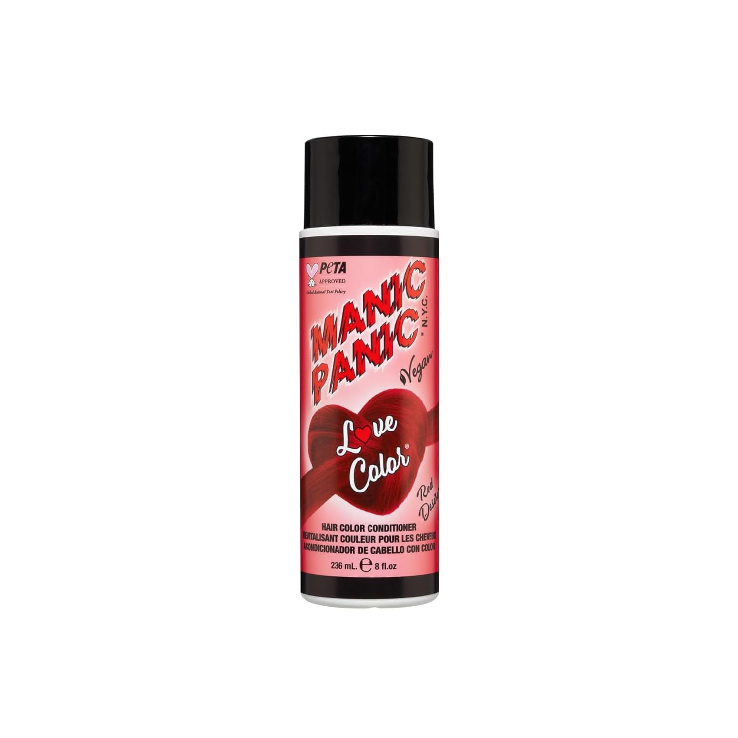 MANIC PANIC LOVE COLORS™ RED DESIRE Warm Vibrant Red Color Depositing ...
