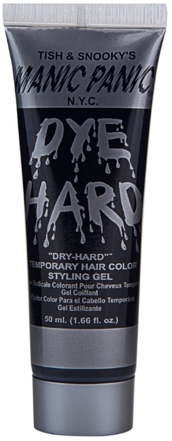 MANIC PANIC Raven Black Hair Color Gel - Dye Hard - Temporary Washable ...