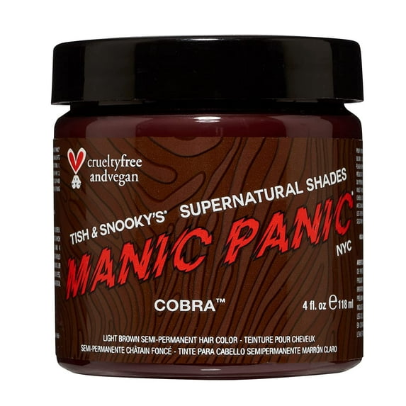 Manic Panic SuperNatural Hair Dye, Light Cocoa Brown with Chestnut ...