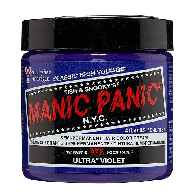 MANIC PANIC Ultra Violet Hair Dye – Classic High Voltage - Semi ...