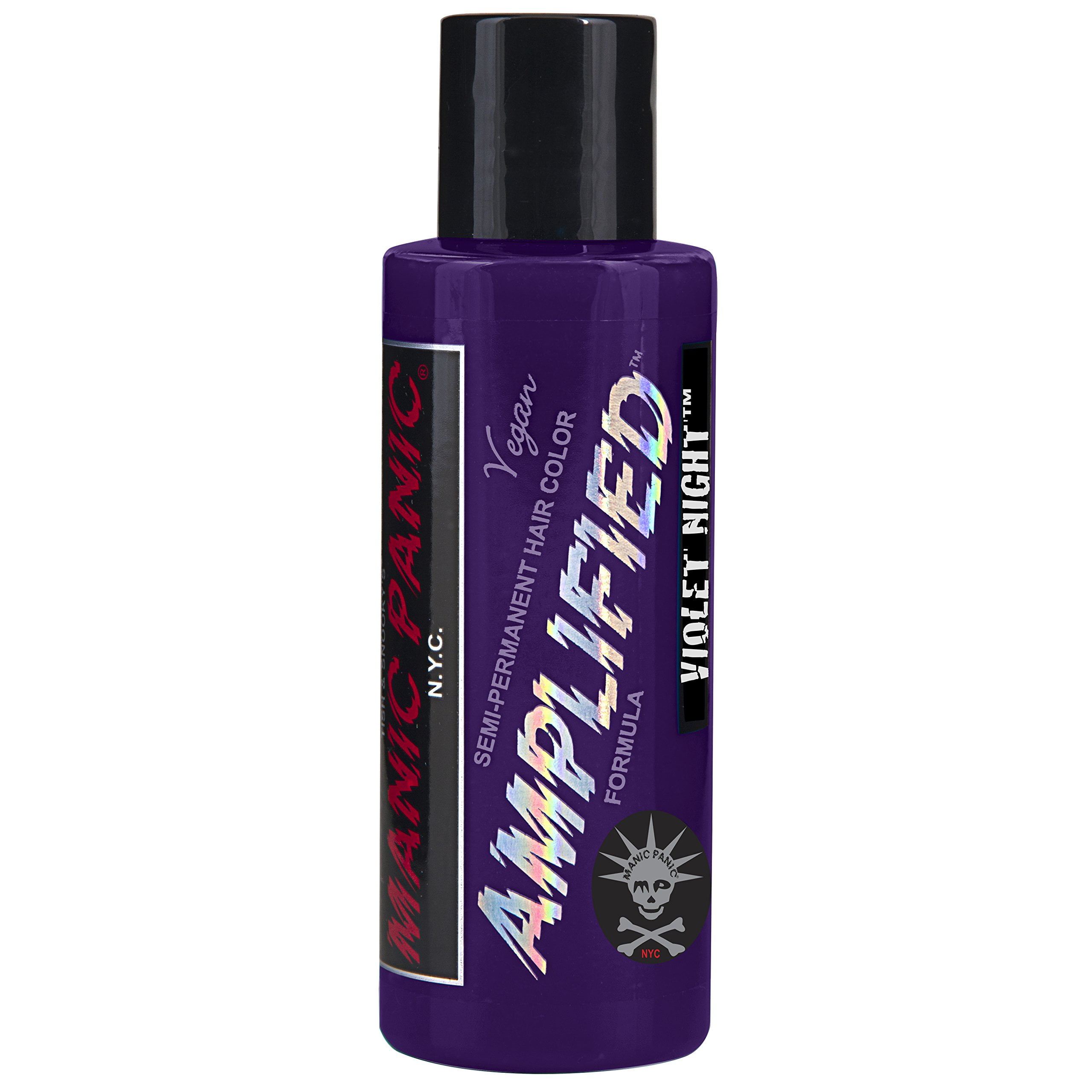 Manic Panic Violet Night Amplified Semi-Permanent Hair Dye, Cool Purple ...