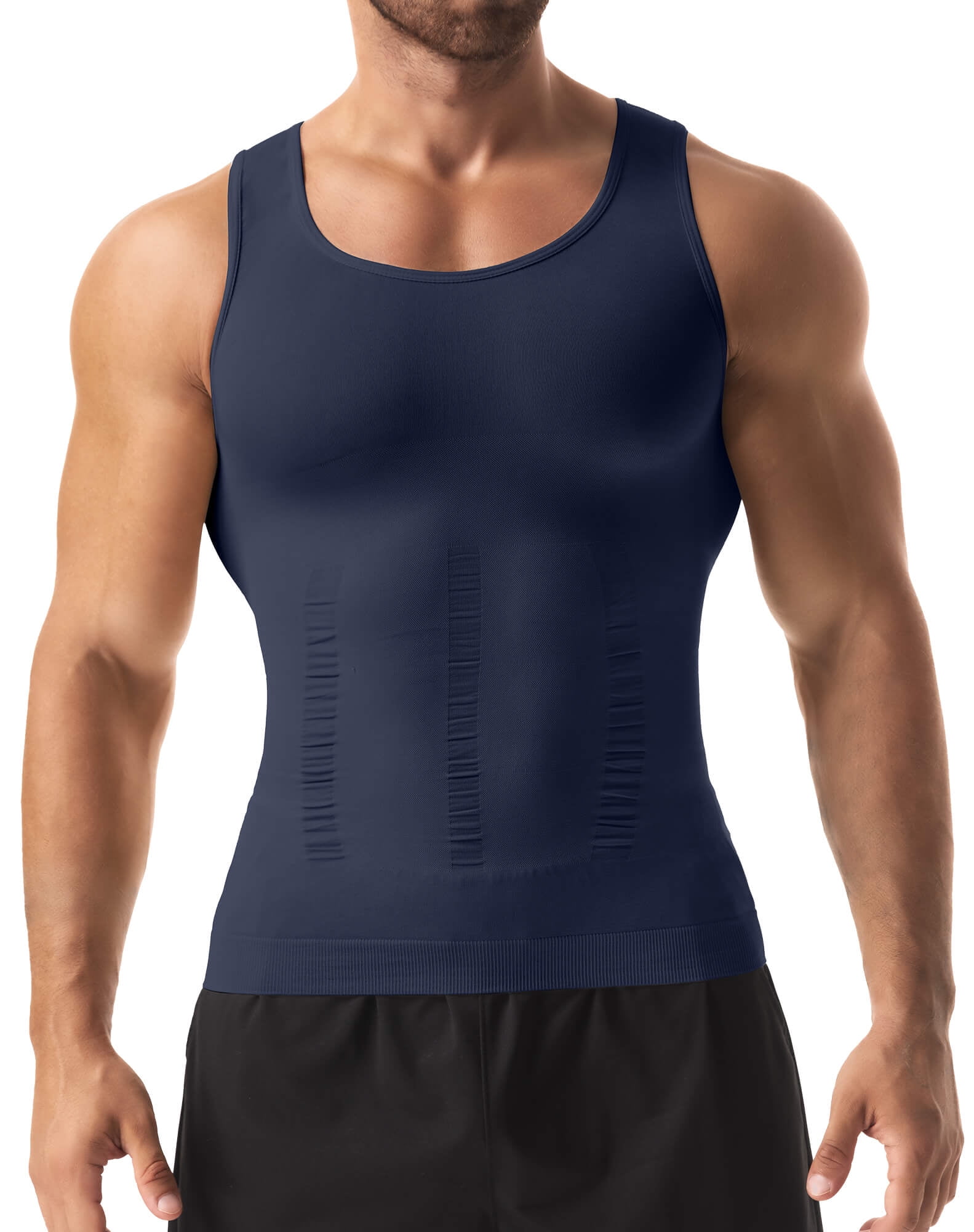 MANIFIQUE Gynecomastia Compression Shirts for Men, Tank Top Body Shaper ...