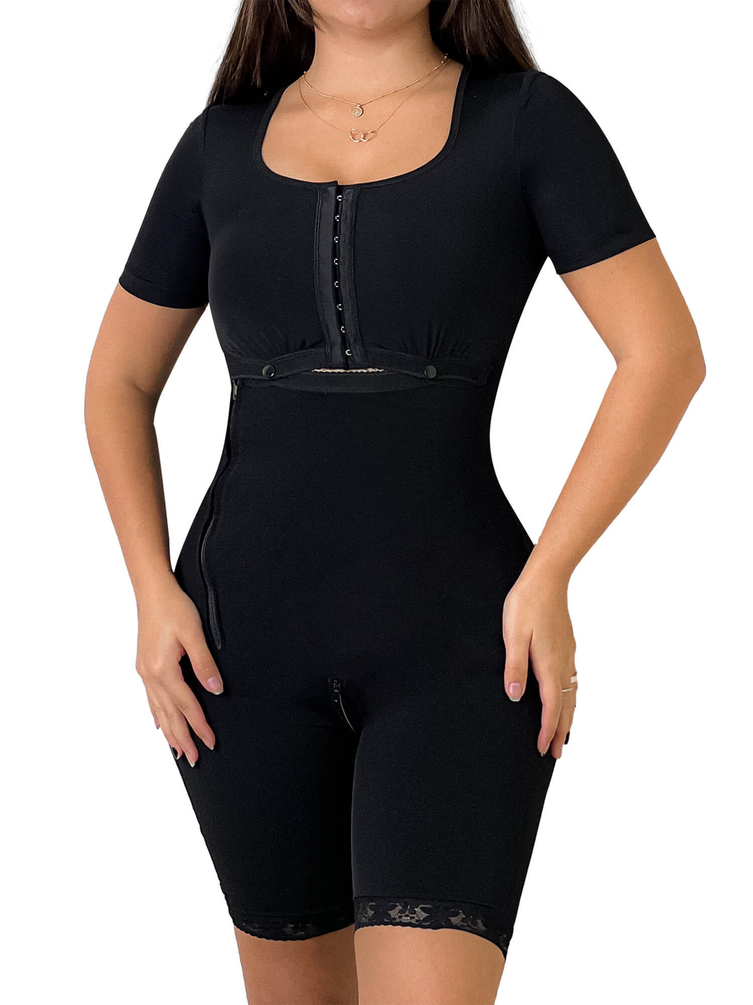 MANIFIQUE Women's Fajas Colombianas with Bra Shapewear BBL Post Surgery ...