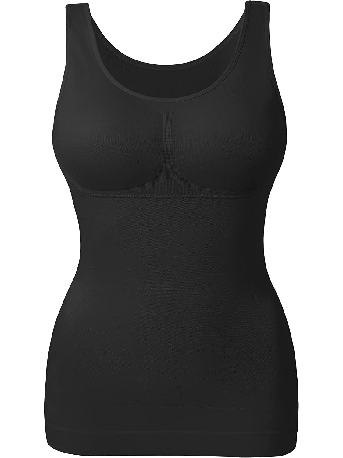 MANIFIQUE Women's Slimming Tank Top with Built in Bras, Everyday ...