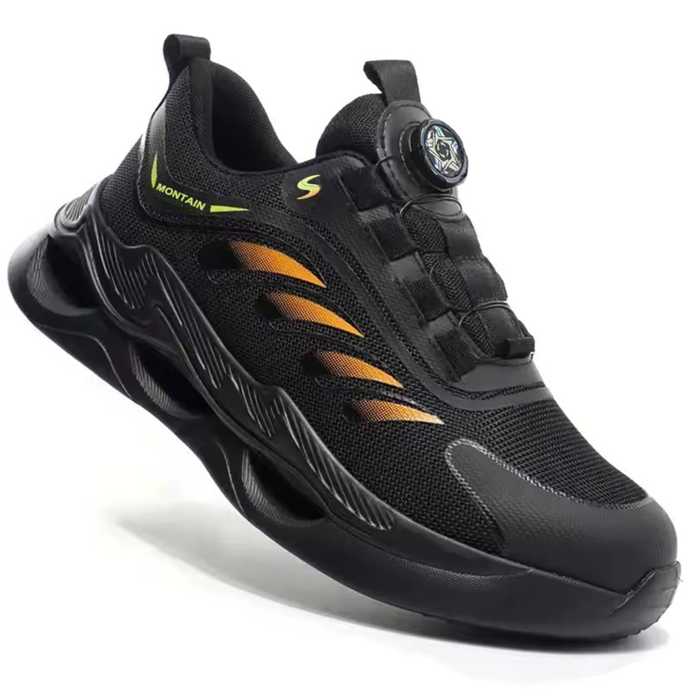 MANLEGU Steel Toe Shoes For Men Lightweight Comfortable Slip Resistant ...