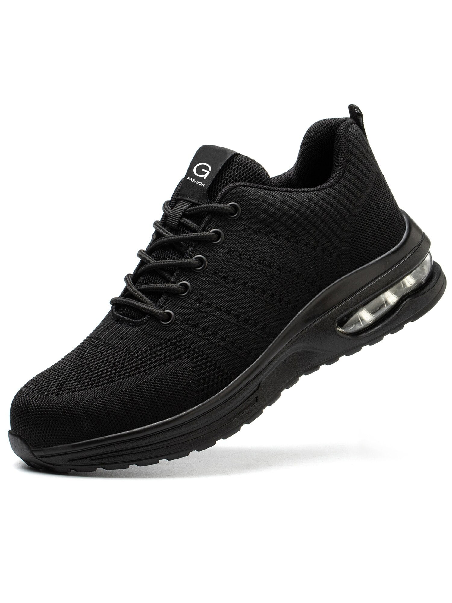 MANLEGU Steel Toe Safety Shoes for Men, Slip Resistant, Size 10.5 ...