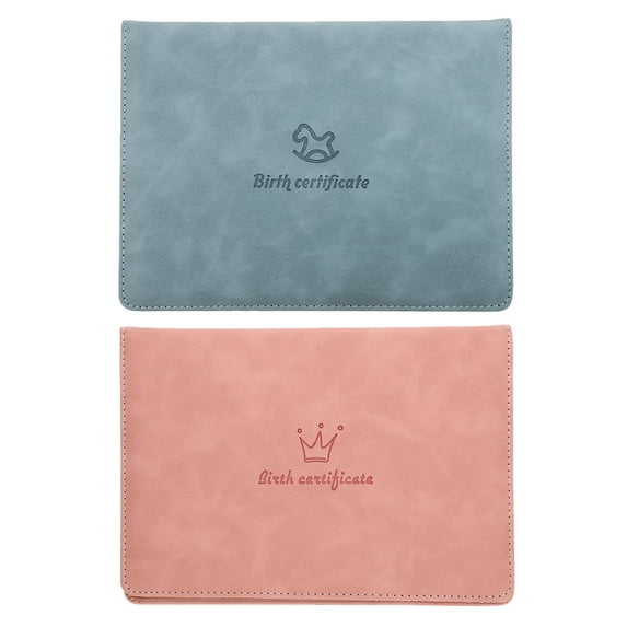 MANLINGDA 2pcs Birth Certificate Sleeve Birth Home Birth Certificate ...