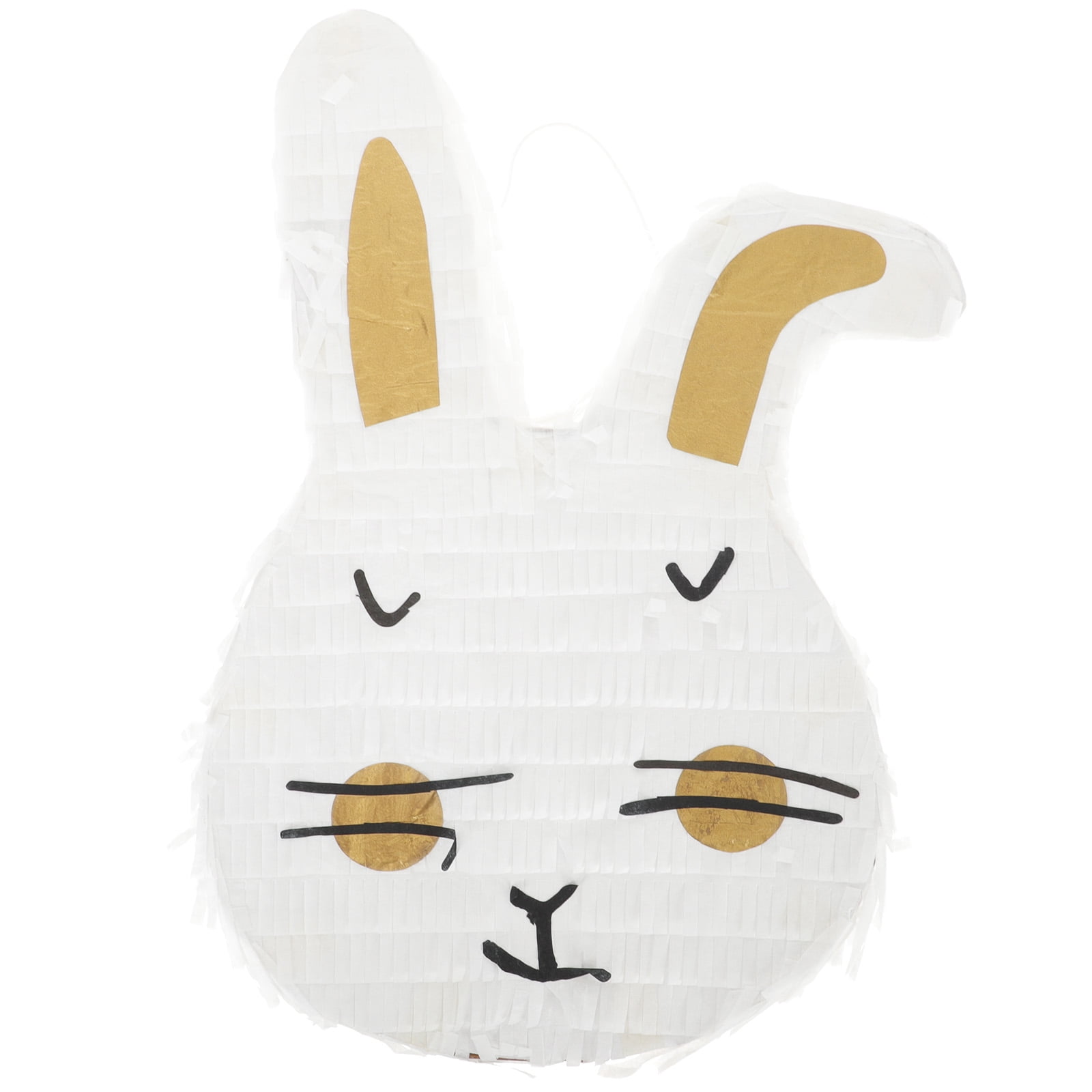 MANLINGDA Easter Hanging Paper Pinata Birthday Party Paper Bunny Head ...