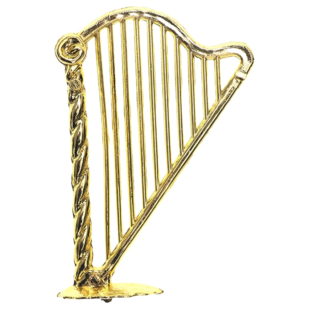 MANLINGDA Mini Harp Adornment Simulation Harp Mini Instrument Model ...