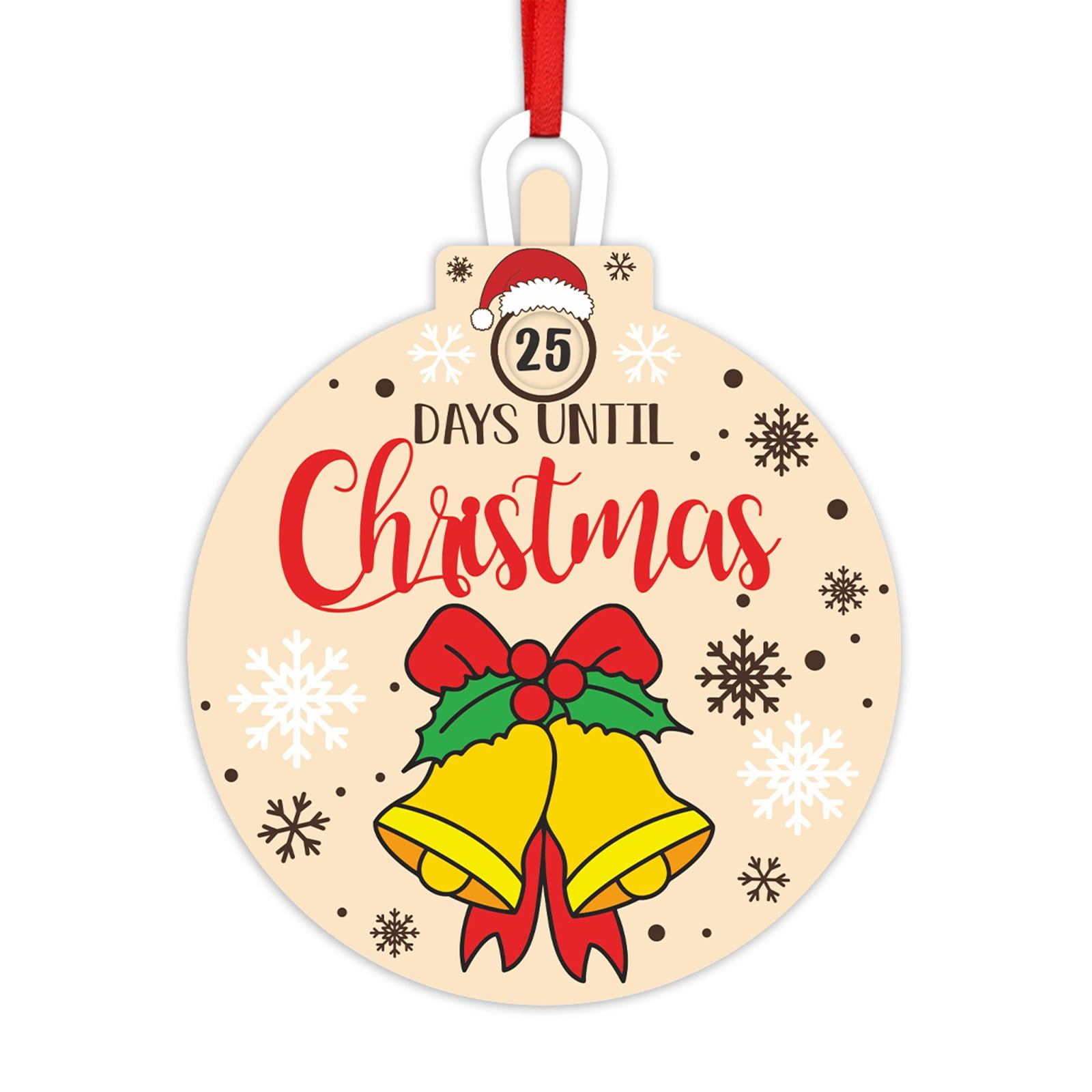MANMAN Christmas Countdown Pendant Ornament For 2024. For Your Sister Or Secret Santa Gift ...