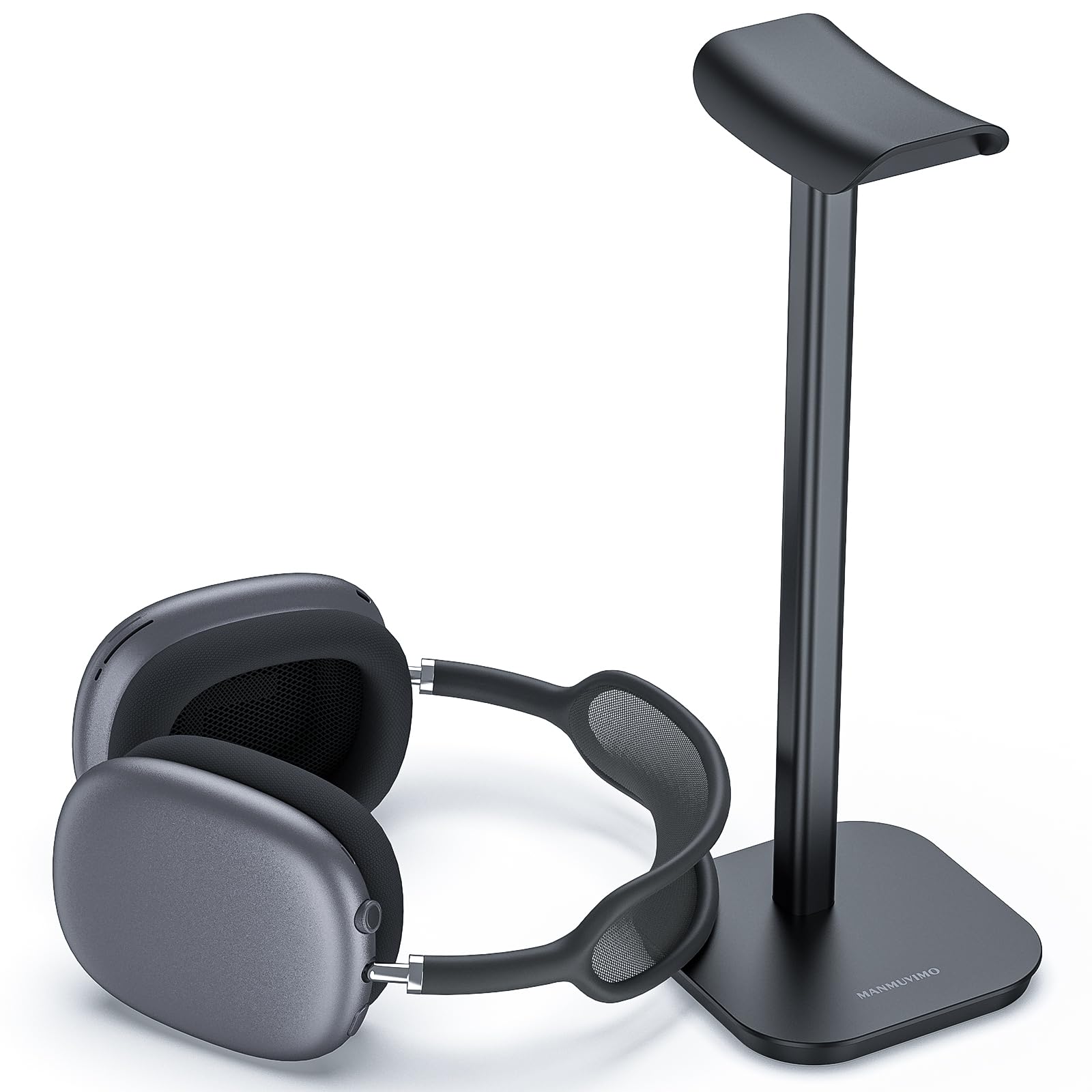 MANMUVIMO Headphone Stand, Desktop Headset Holder Heavy Base Earphone ...