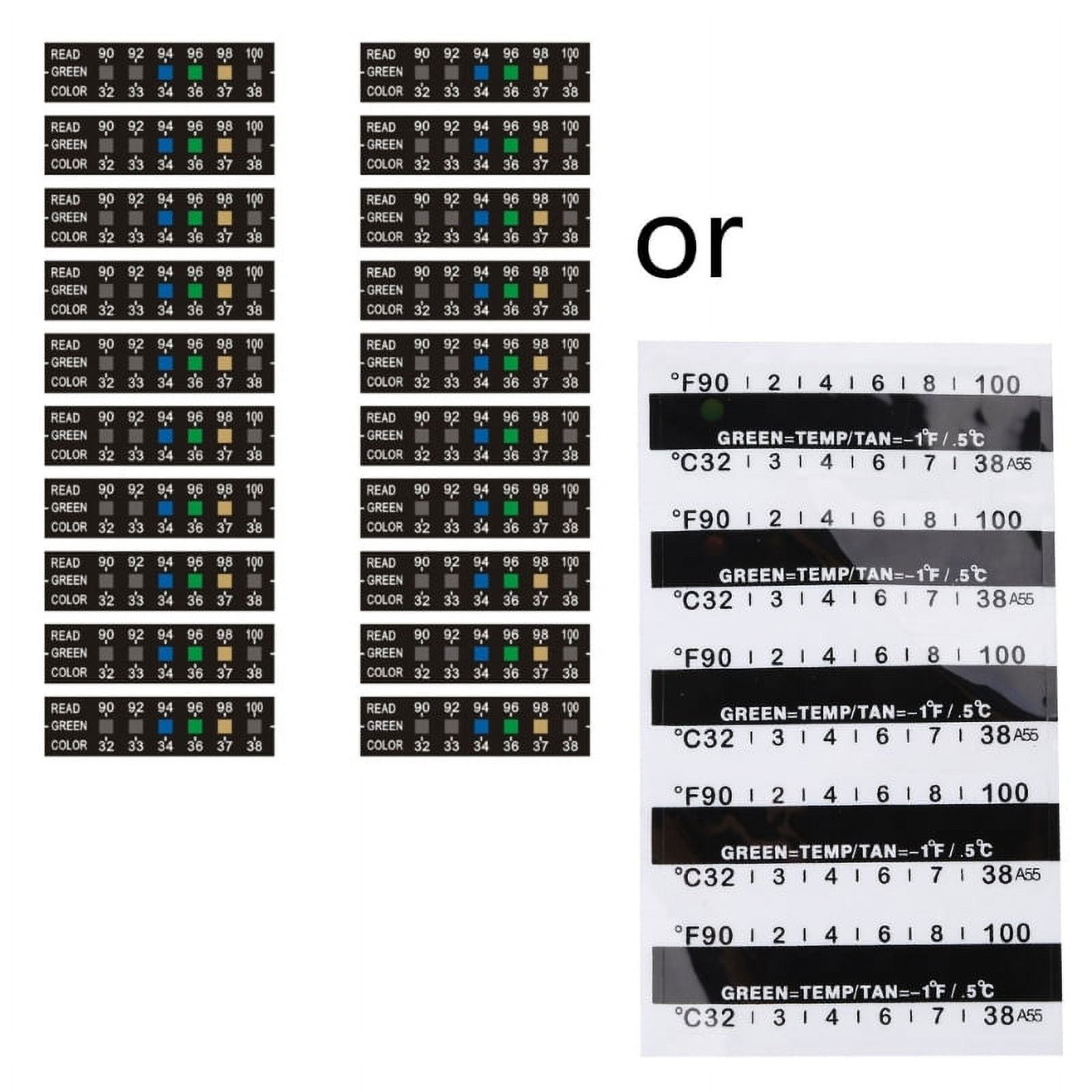 MANNYA 20 Pcs Aquarium Thermometer Strips for Bottle Adhesive ...