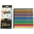 MANNYA 24 Count Metallic Colored Pencils Assorted Coloring Pencil Set ...