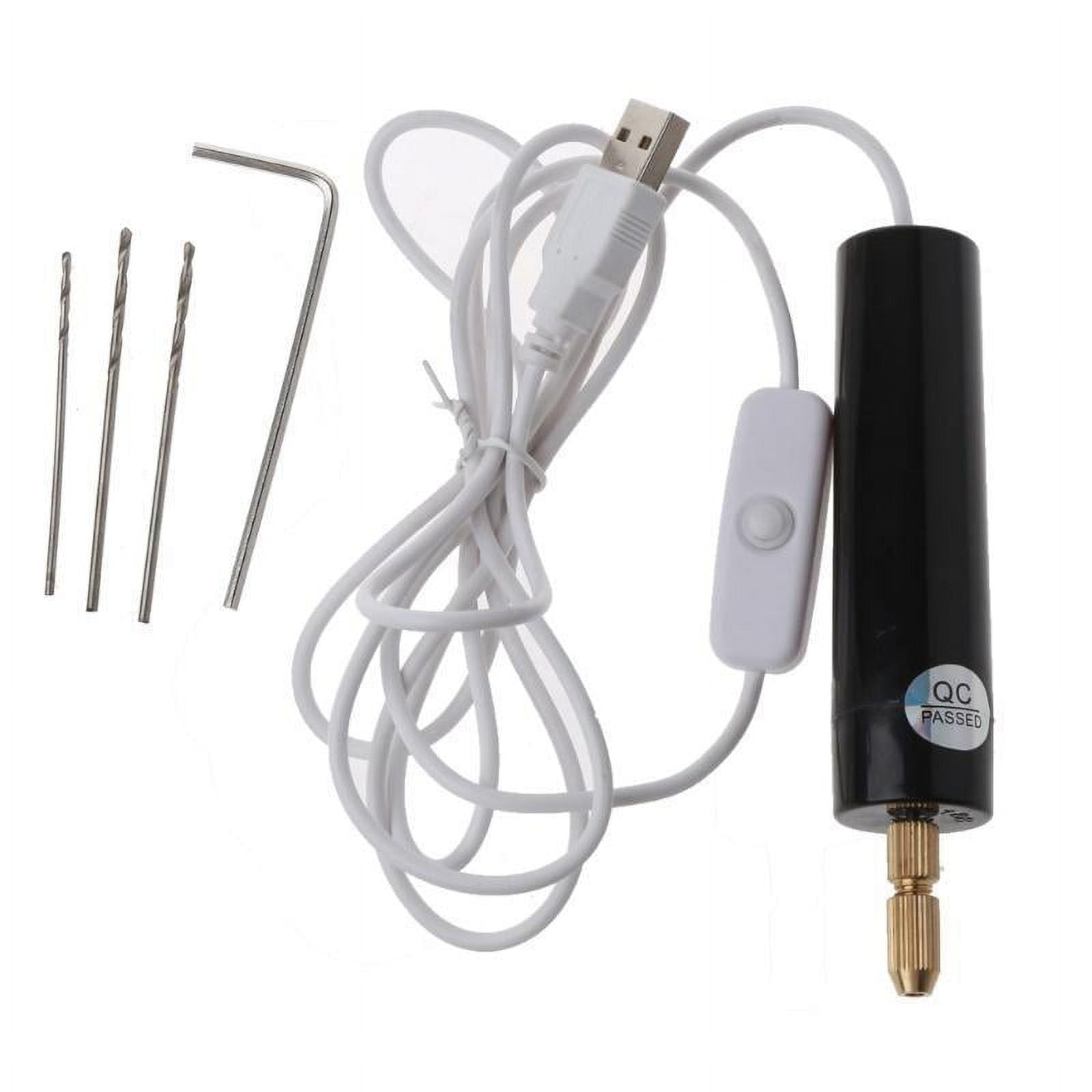MANNYA 5V USB Plug Portable Handheld Drill Mini Micro Electric Aluminum ...