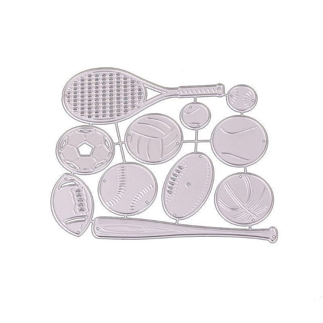 MANNYA Baseball Bat Metal Die Cuts Cutting Dies Cut Stencils for DIY ...