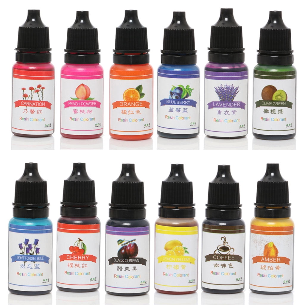 MANNYA Color Liquid Translucent Epoxy Resin Colorant, Highly ...