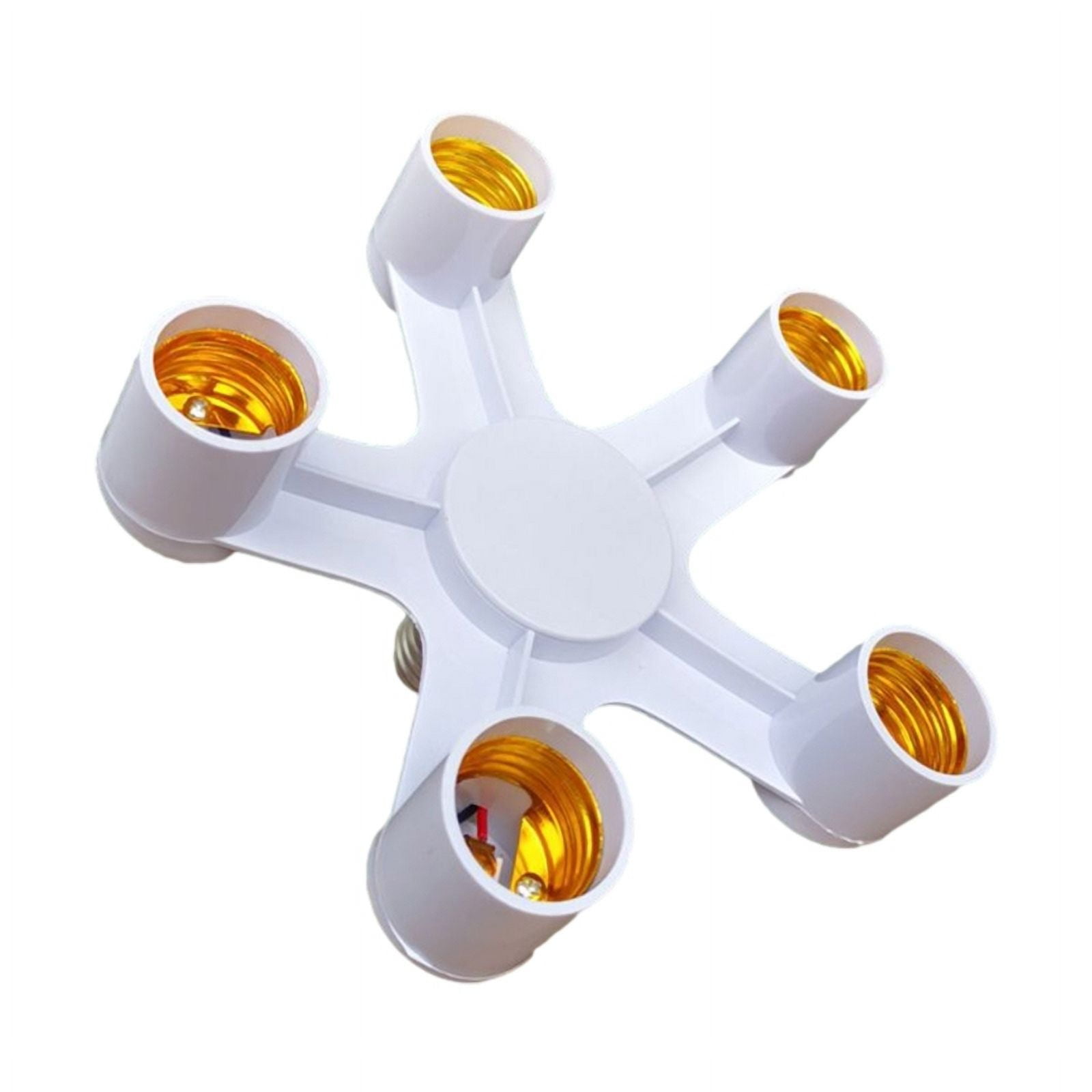 MANNYA E27 to E27 LED Bulb Lamp Holder 2/3/4/5/6/7 in 1 E27 Base Socket ...