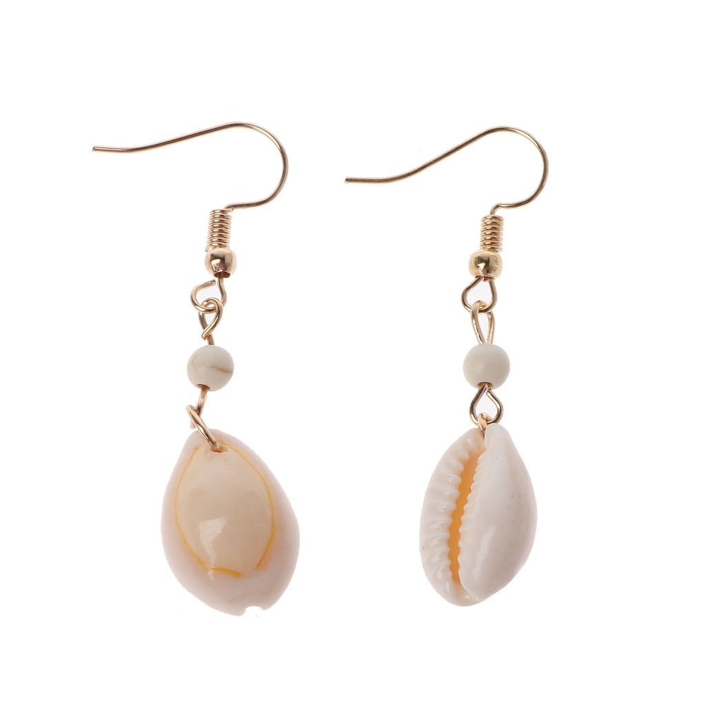 MANNYA Handmade Cute Conch Seashell Drop Earrings Jewelry Delicate ...