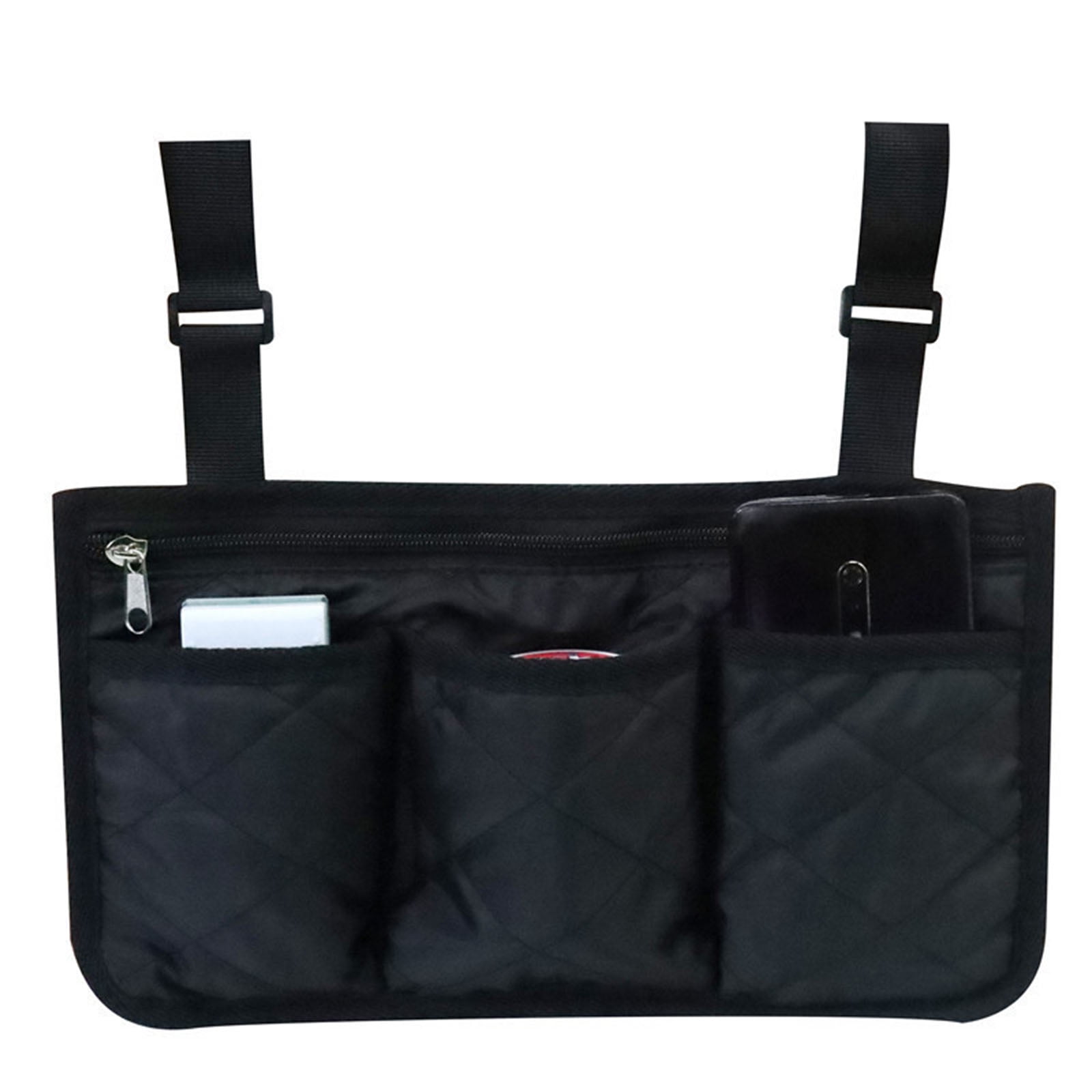 MANNYA Wheelchair Side Organizer Wheelchair Armrest Side Storage Bag ...