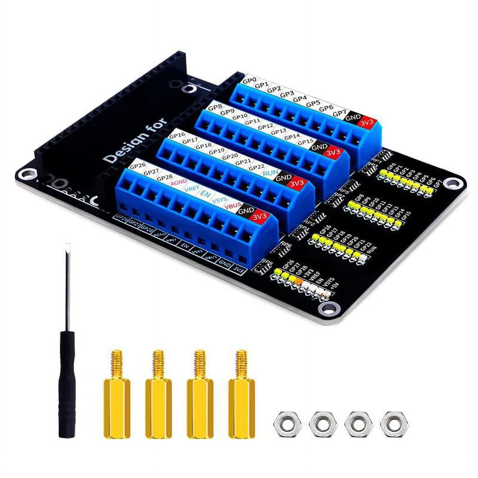 MANNYA for Raspberry Pi Screw Terminal Block Breakout Board with GPIO ... MANNYA for Raspberry Pi Screw Terminal Block Breakout Board with GPIO ...