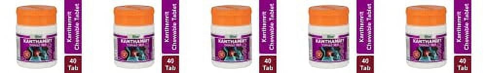 MANOHAR DIVYA KANTHAMRIT CHEWABLE TABLET 40 N 6 GM PACK OF 5 - Walmart.com