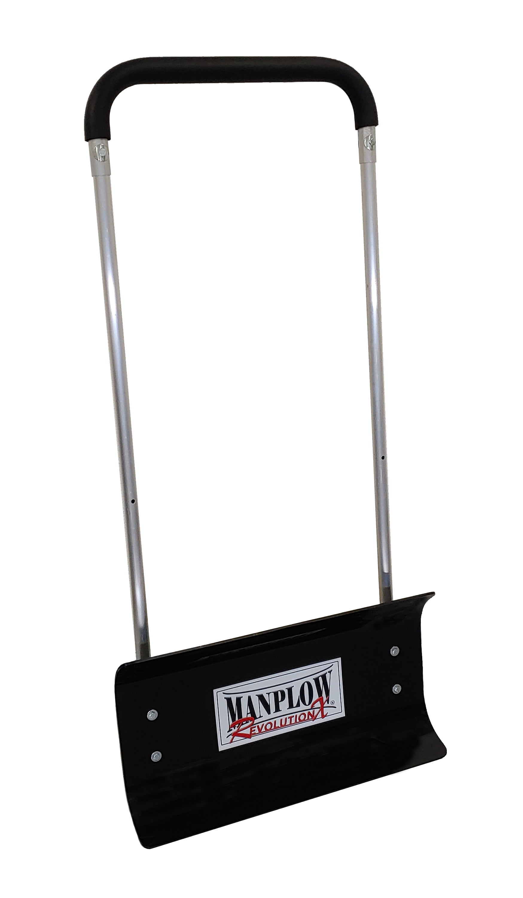 MANPLOW RevolutionX 24 Inch HDPE Snow Pusher with Aluminum U Handle ...