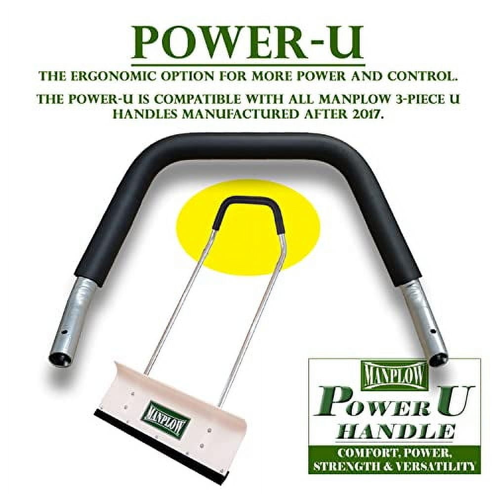 MANPLOW RevolutionX Snow Pusher (60" RevolutionX with Power U Handle ...
