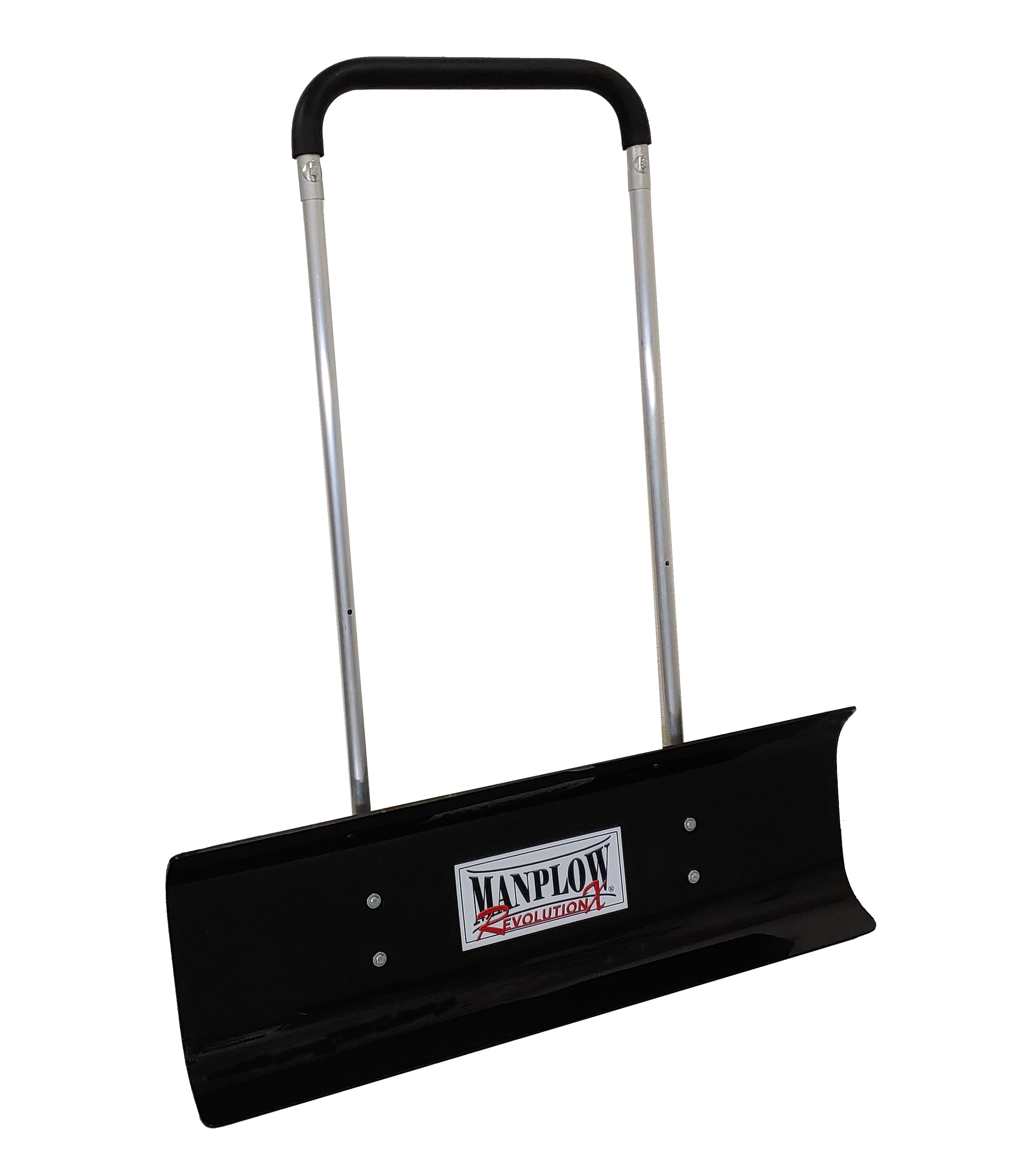 MANPLOW 40 Inch U-Handle Snow Pusher Shovel, Durable HDPE Blade, Hand ...
