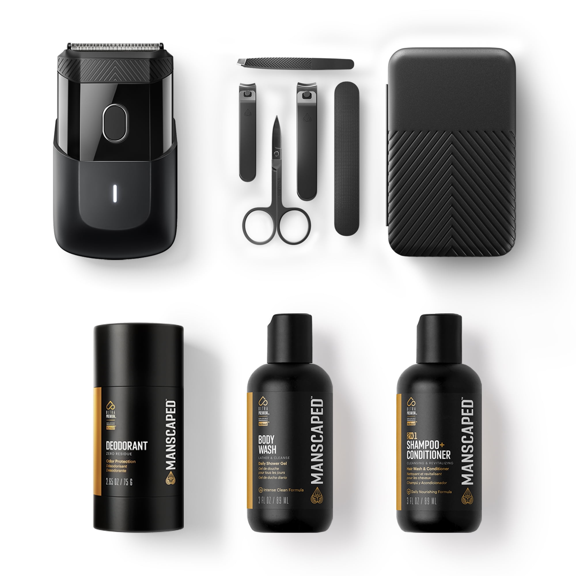 MANSCAPED® The Handyman™ Travel Essentials Includes Compact Face Shaver ...