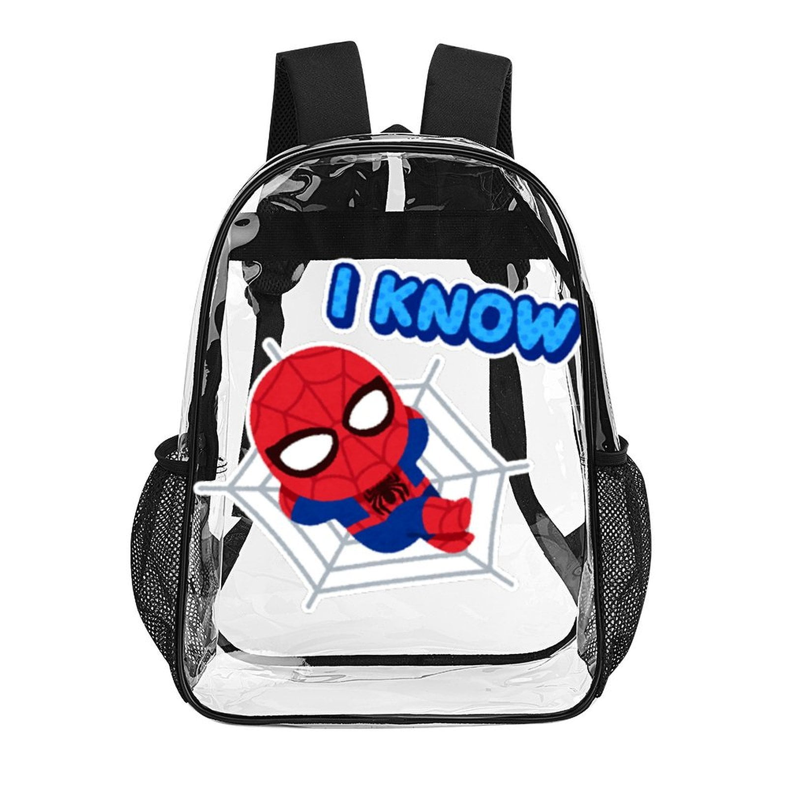 MANSpider Backpack Transparent Bags Clear backpack MANSpider Merch ...