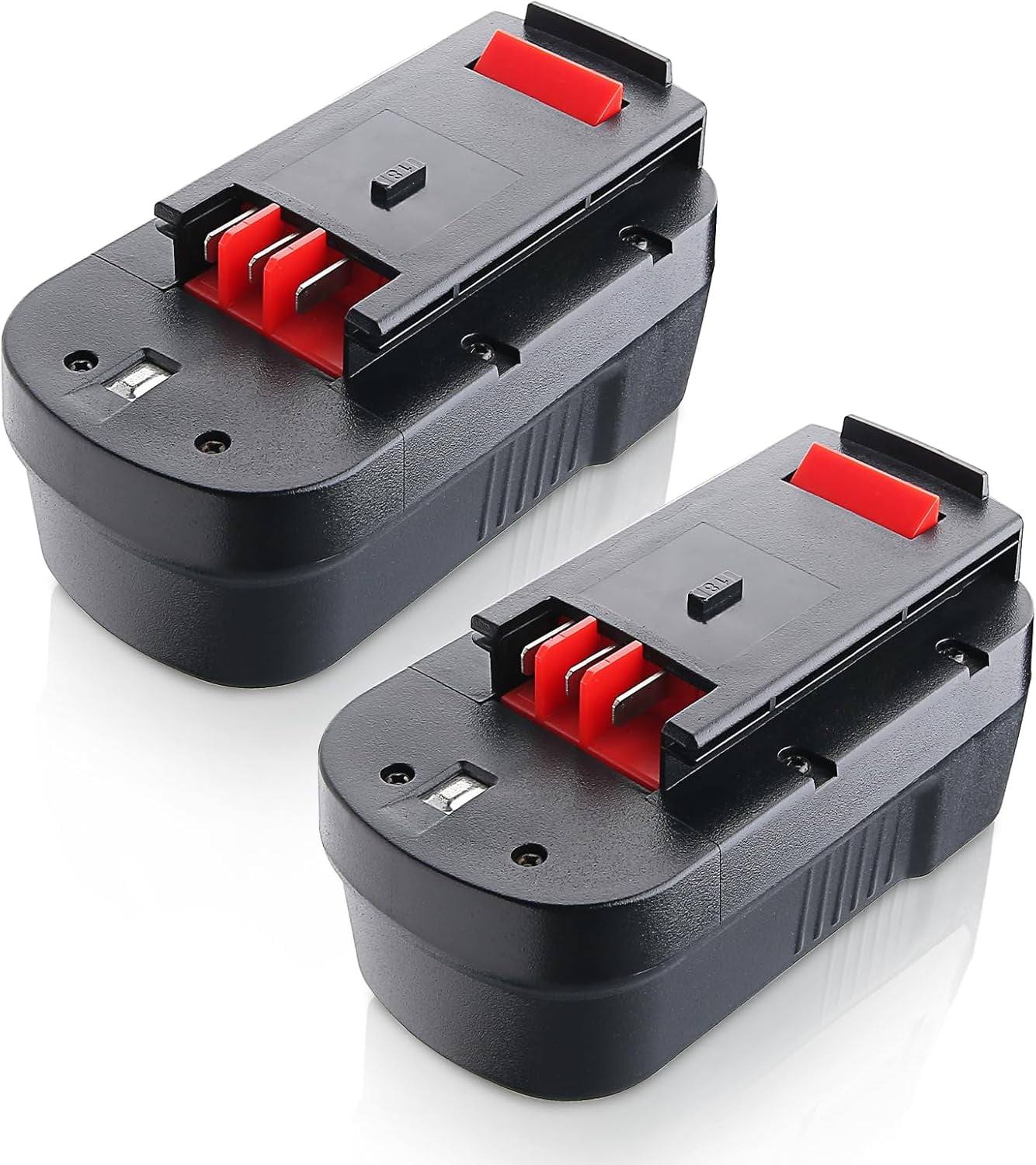 MANUFER 2 Packs HPB18 18V 4.8Ah NI-MH Replacement for Black and Decker 18V Battery Compatible ...