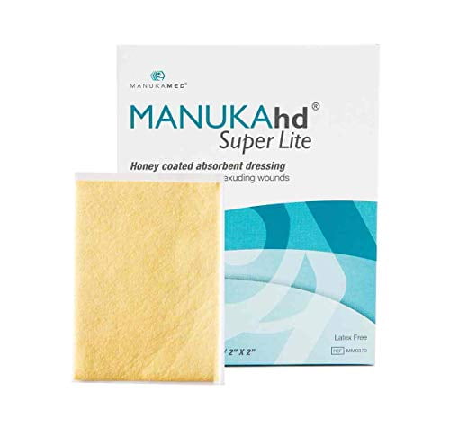 MANUKAhd Super Lite Absorbent Dressing with Medical Manuka Honey ...