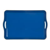 MAONAME Melamine Serving Tray with Handles, Royal Blue Modern ...