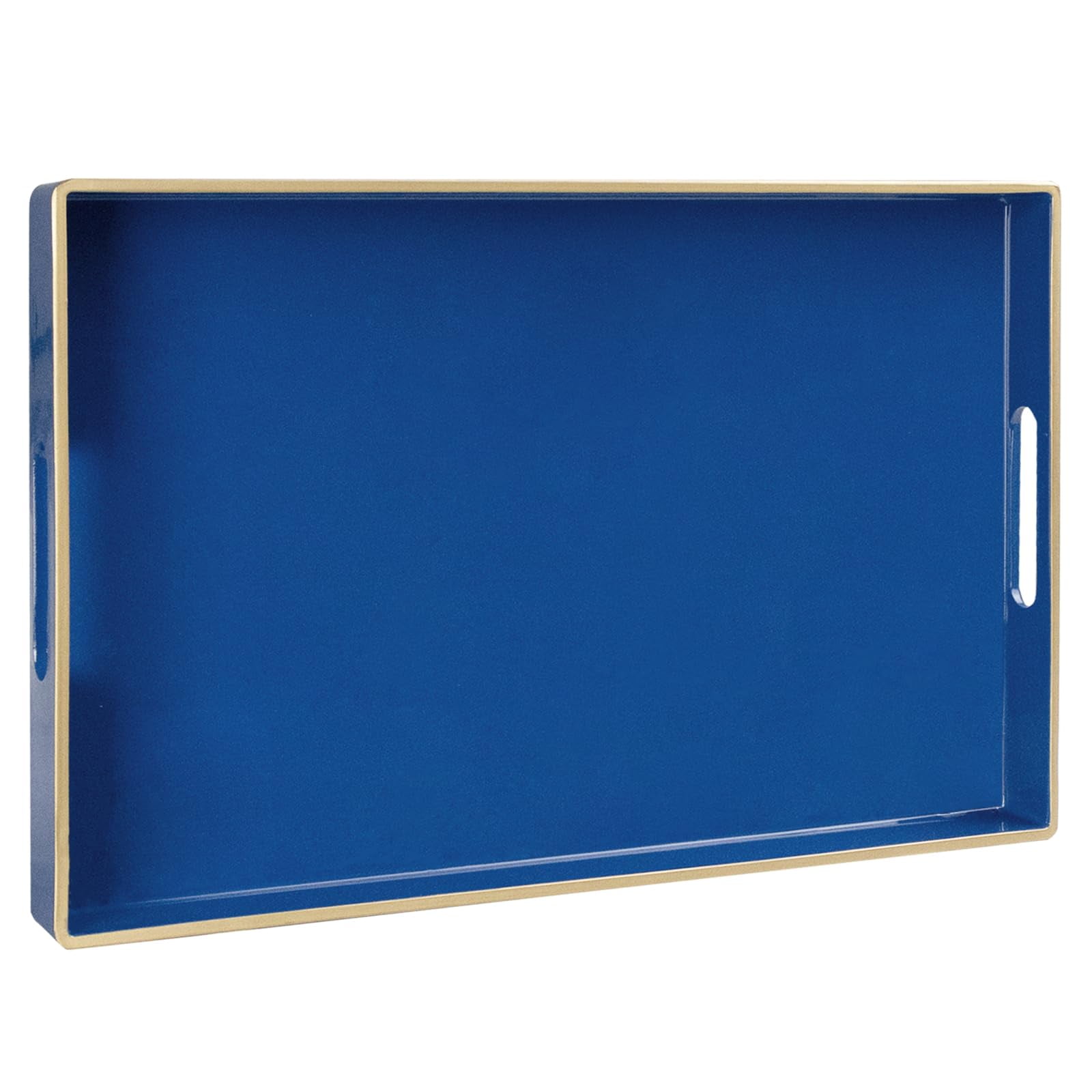 MAONAME Serving Tray Residential Plastic Navy Blue 15.75" - Walmart.com