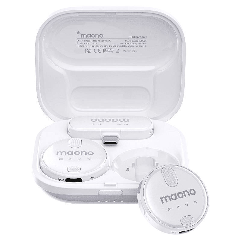MAONO WM620 Professional Wireless Microphone,Wireless Lavalier ...