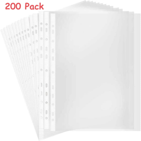 3 Ring Binder Page Protectors