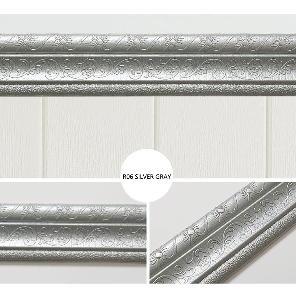 MAOWAPLG Self-adhesive Three-dimensional Wall Edging Strip Border Wall ...
