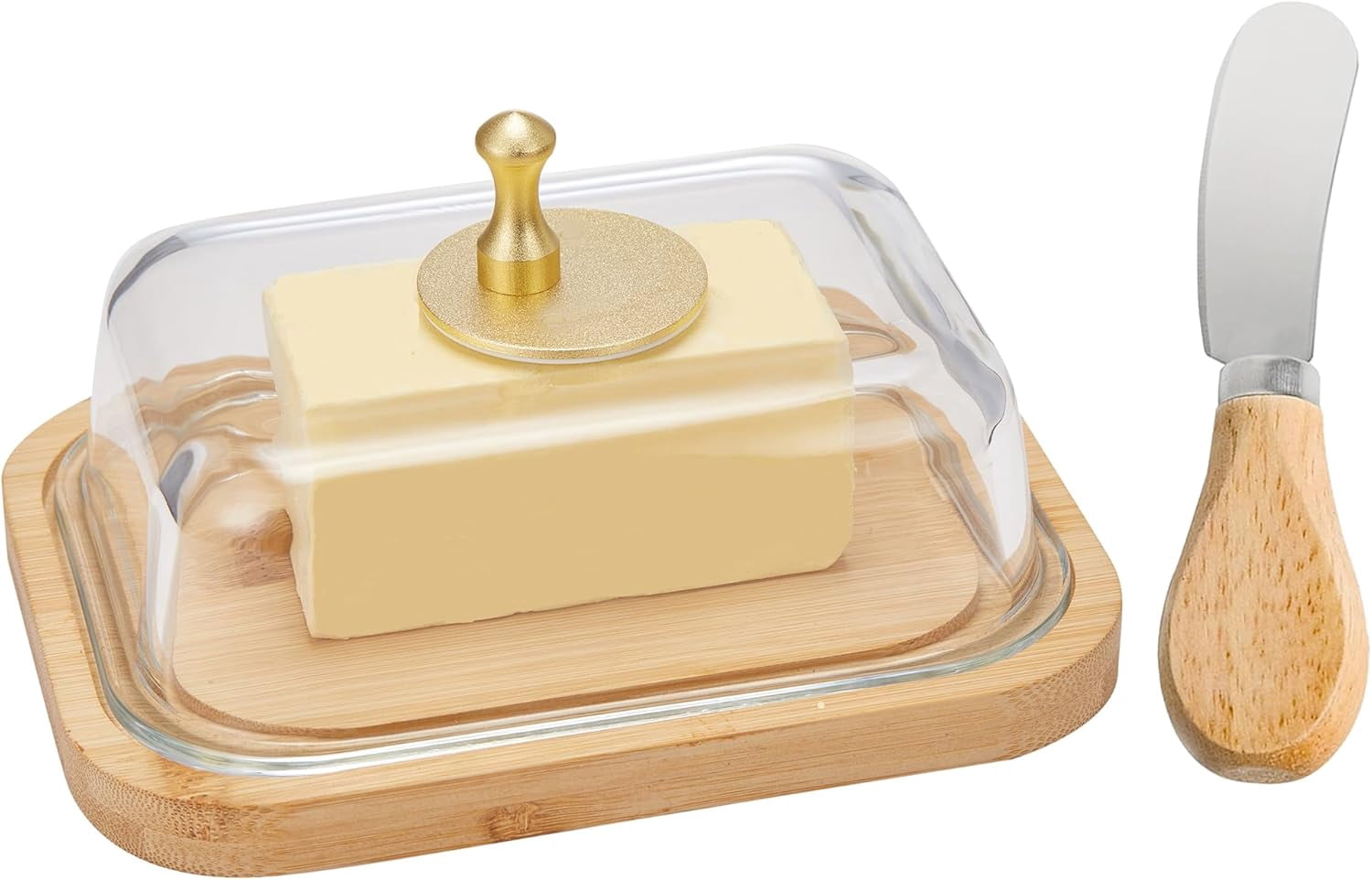 MAOYA Butter Dish with Lid for Countertop and Refrigerator, Extra Large ...