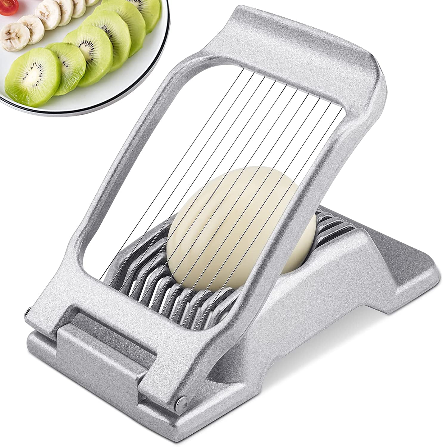 MAOYA Egg Slicer, BIBURY Egg Slicer for Hard Boiled Eggs, Egg Cutter ...