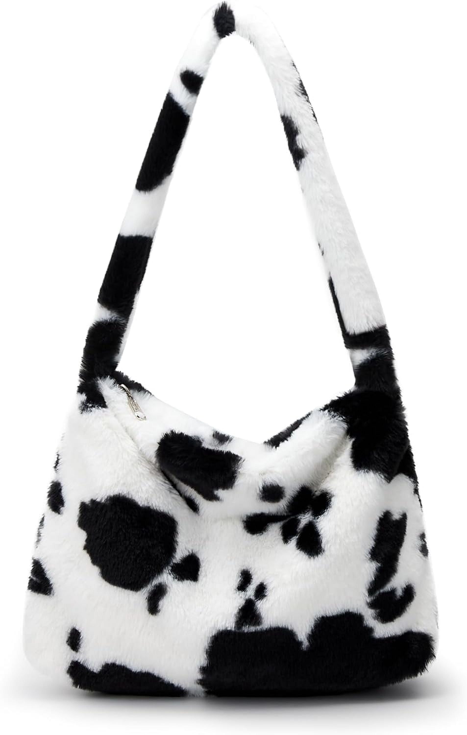 MAOYA Fluffy Furry Tote Bag Large Fuzzy Cute Plush Bag Women Girl Faux ...