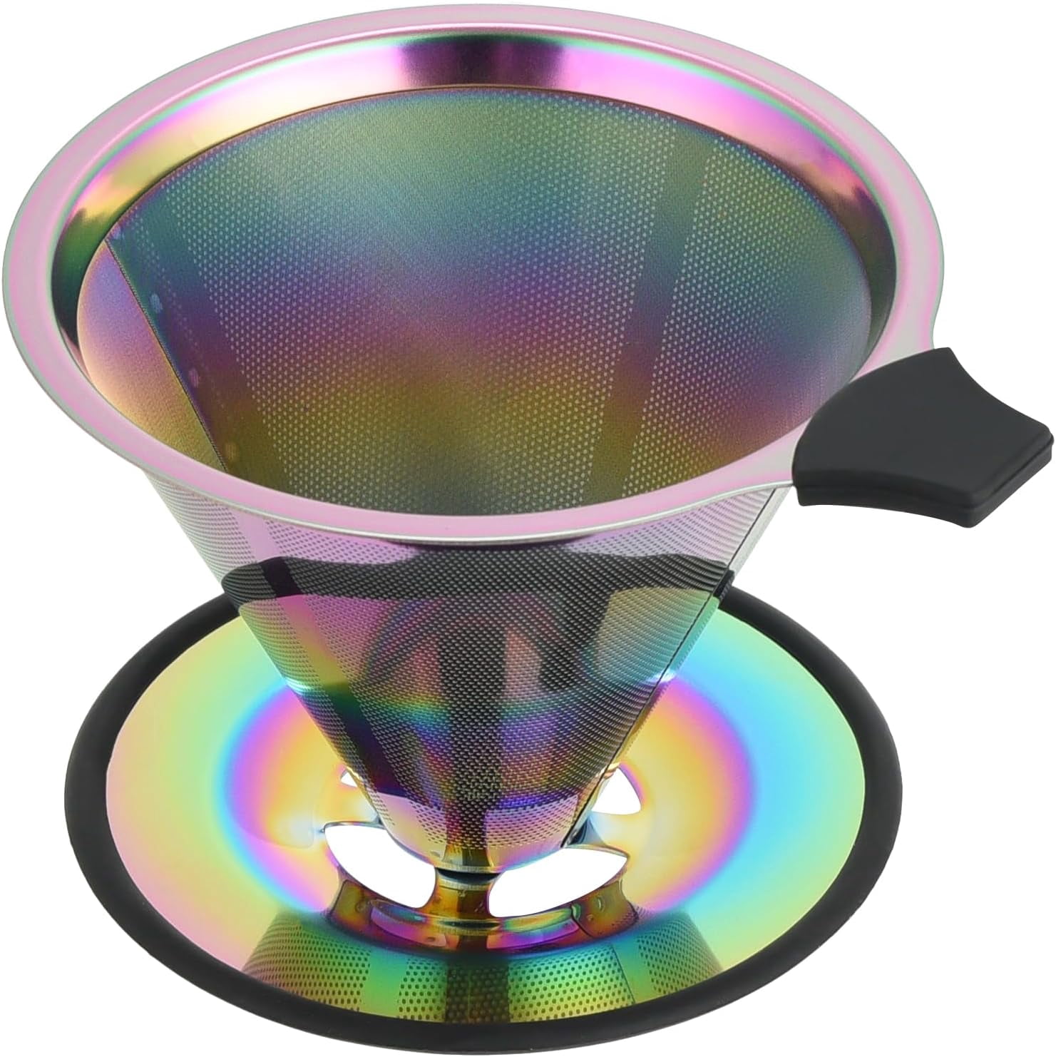 MAOYA Pour Over Coffee Dripper Filter: Reusable Stainless Steel Coffee ...