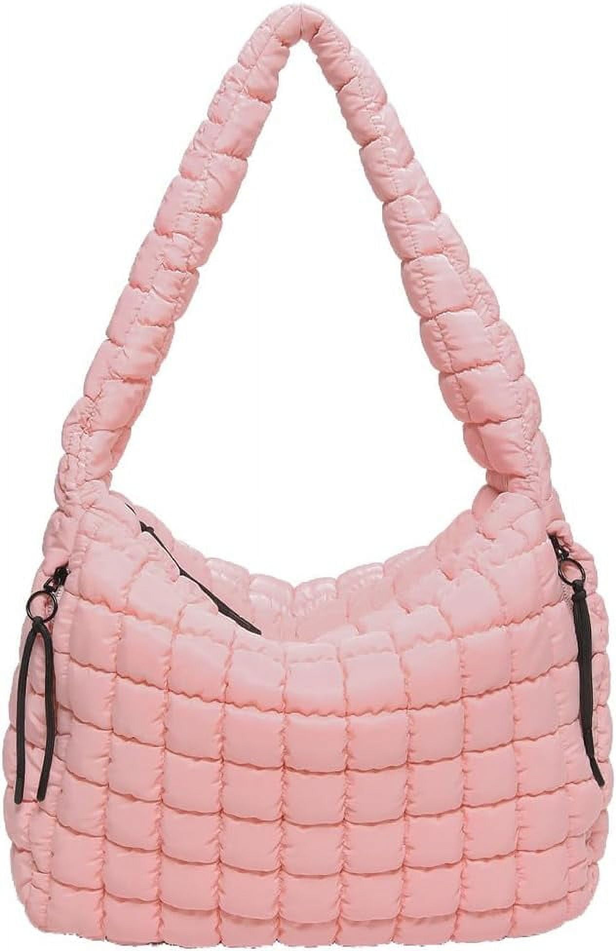 MAOYA Quilted Tote Bag Large Puffer Crossbody Bag Women Quilted Carryall Puffy Shoulder Bag ...