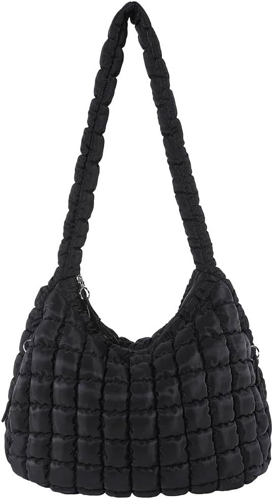 MAOYA Quilted Tote Bag Large Puffer Crossbody Bag Women Quilted Carryall Puffy Shoulder Bag ...