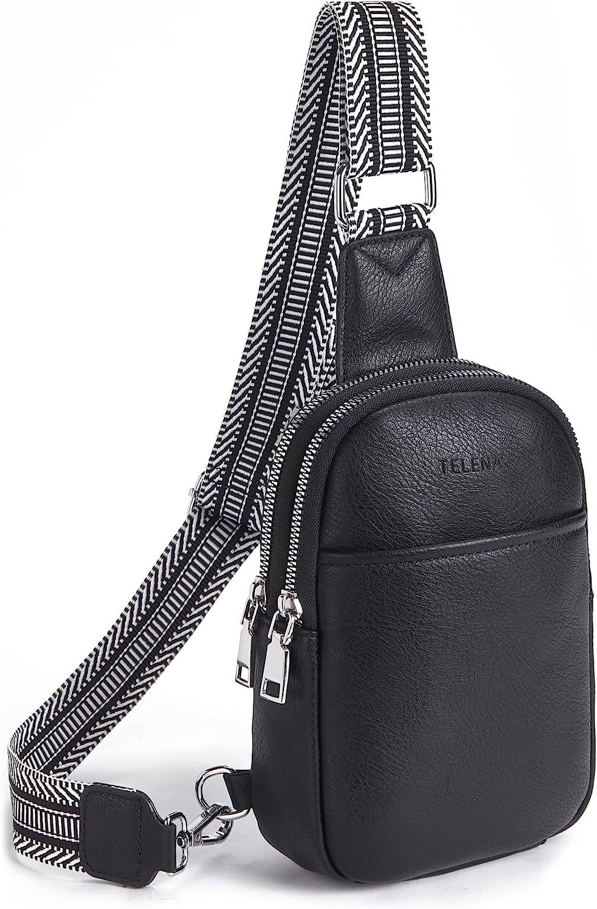 MAOYA Small Sling Bag for Women Vegan Leather Fashionable Fanny Pack ...