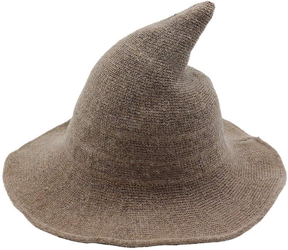 MAOYA Women Sharp Pointed Knitted Wool Cap Halloween Party Cosplay ...