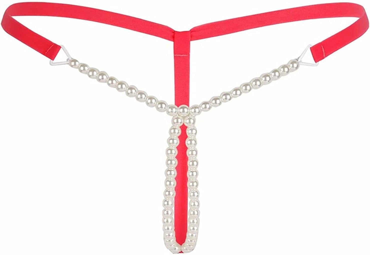 MAOYA Womens Sexy Micro Pearls G-String Lingerie Thong Panty Sexy V ...