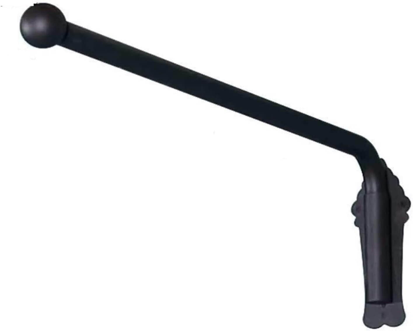 EMOWRASUL Heavy-Duty Swing Arm Curtain Rods, Versatile Rods for Window ...