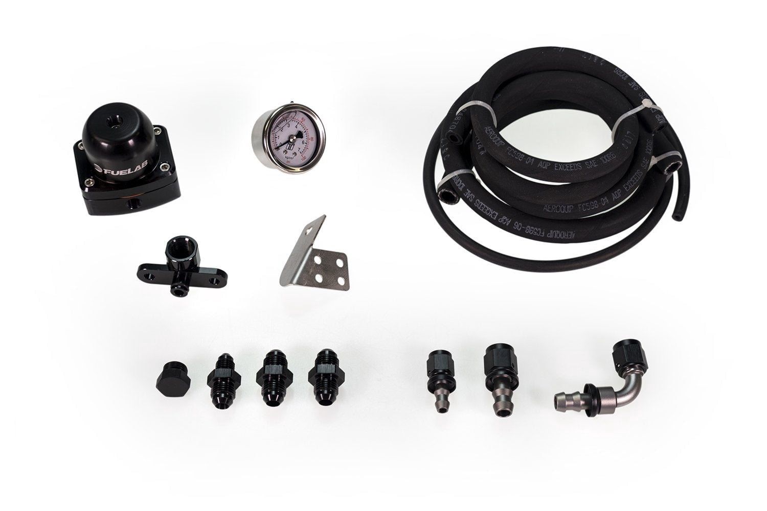MAP AFPR Install Kit w/ FueLab Regulator Push Lock Compatible with 03 ...
